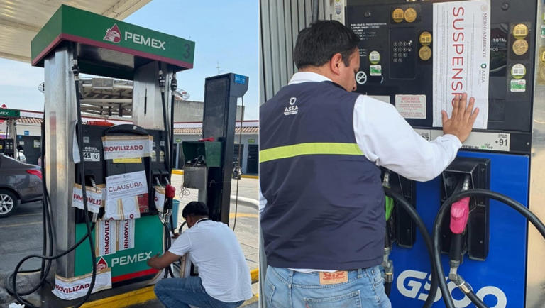 Profeco clausura 8 gasolineras en Puebla por irregularidades