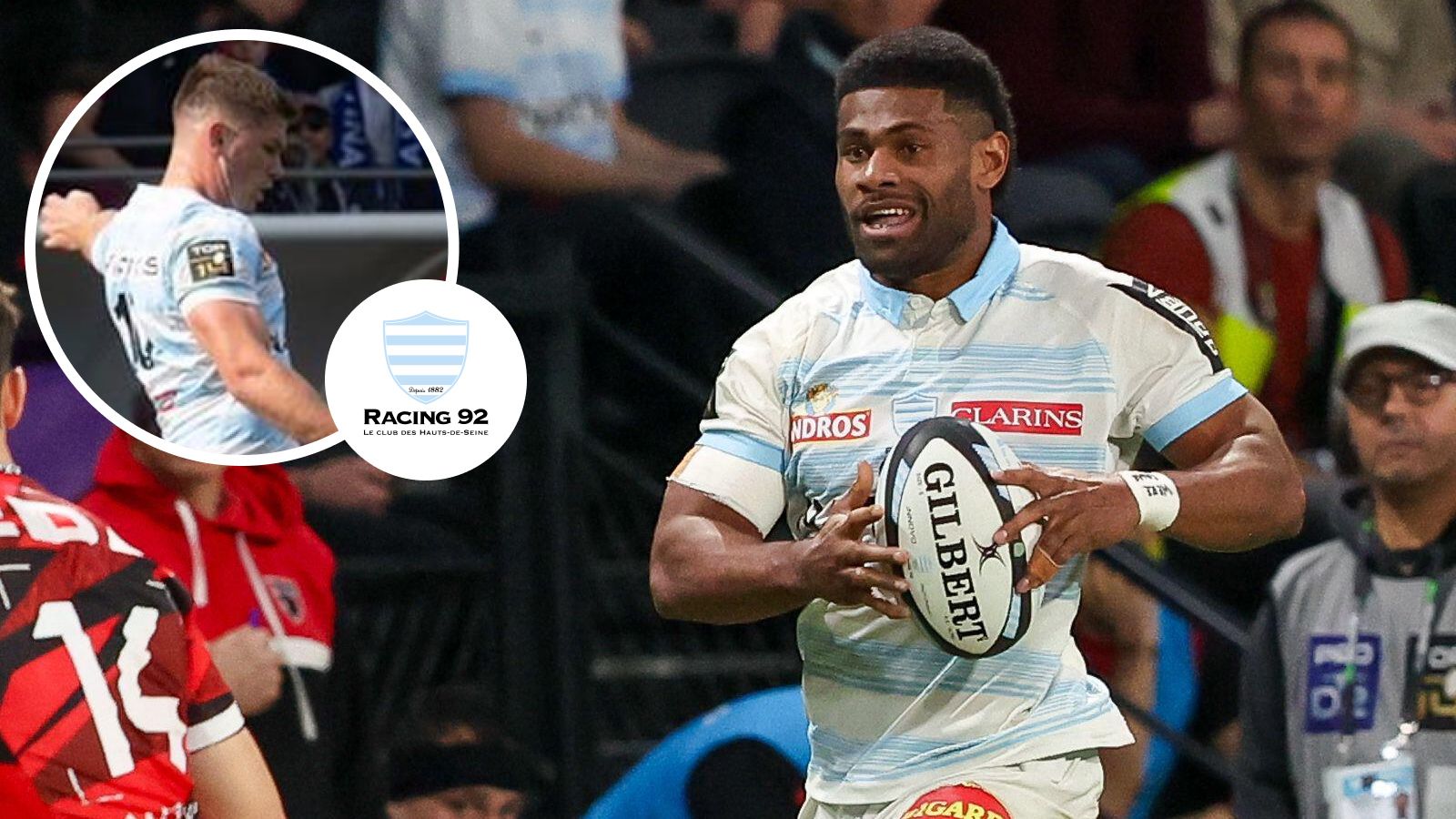 WATCH: Racing 92 star sent-off for brutal tackle while Owen Farrell ...