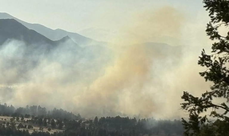 Turkey Tracks Fire sparks north of Woodland Park, several agencies respond
