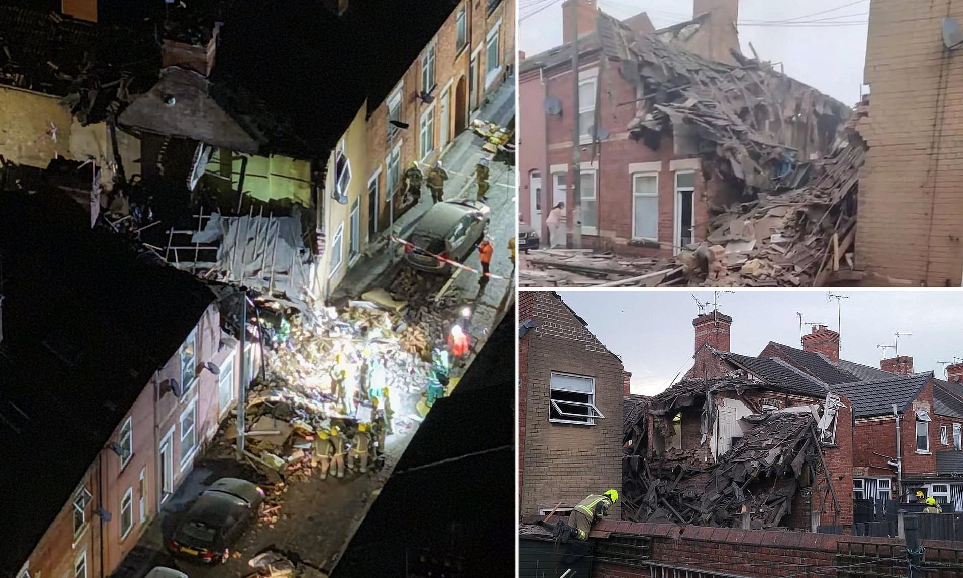 Major incident declared after massive 'gas blast' ravages home
