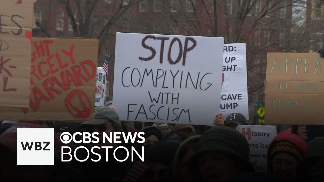 Protesters call for Harvard to push back against Trump administration