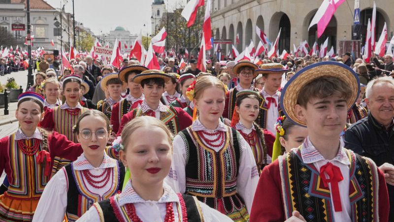 Thousands of Poles march in far-right rally to mark the coronation of ...