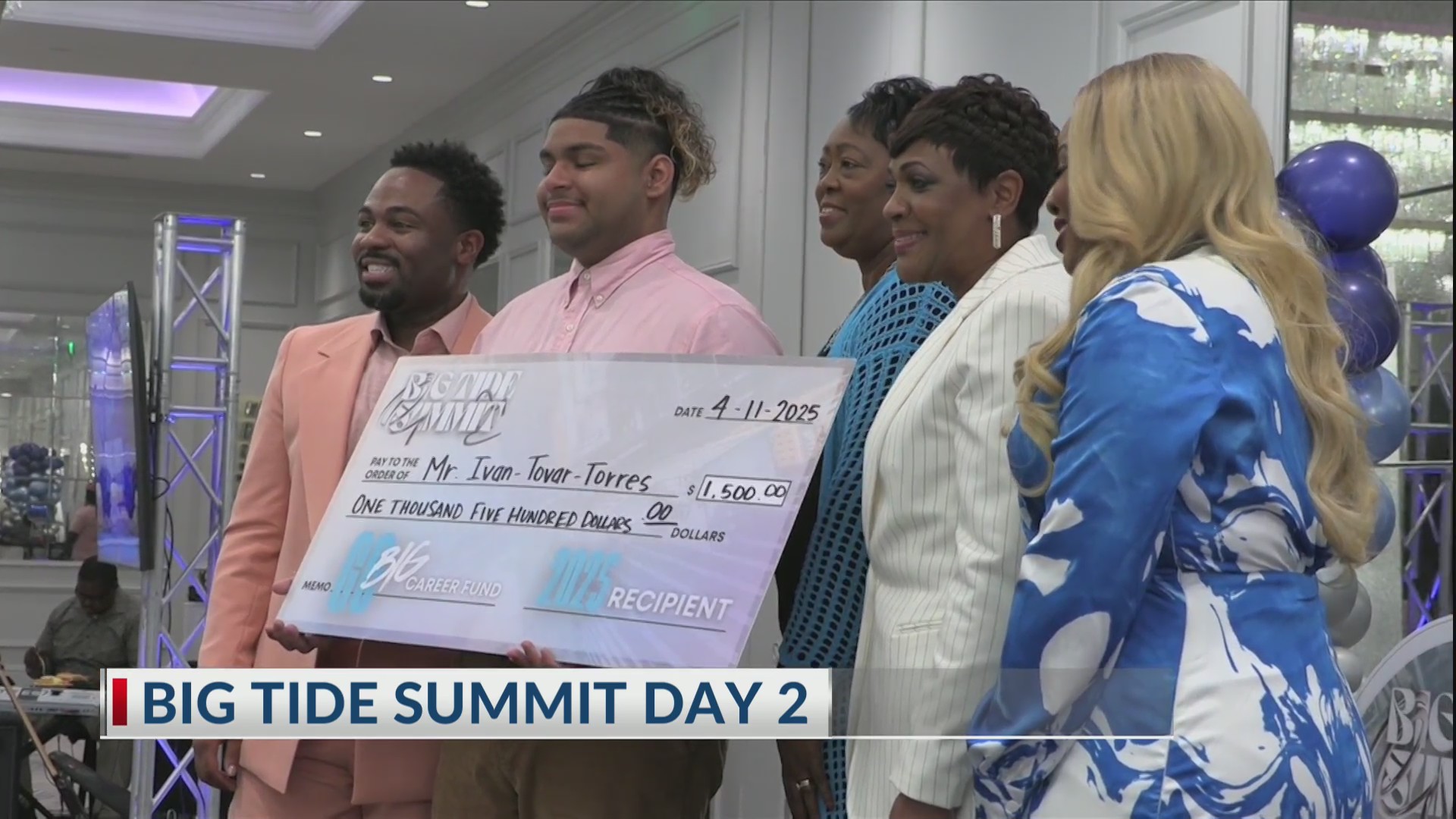 Scholarship recipients speak at Big Tide Career Fund