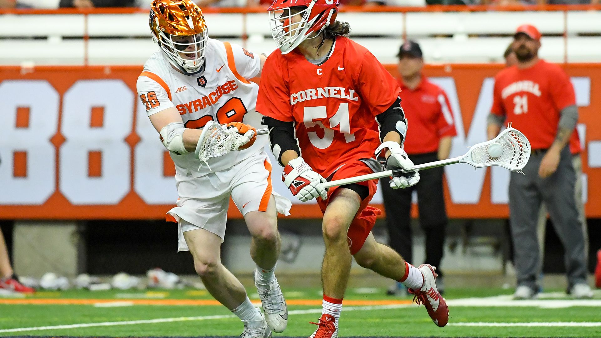 Syracuse men’s lacrosse: Orange outplayed by Cornell, 17-12, on damp ...