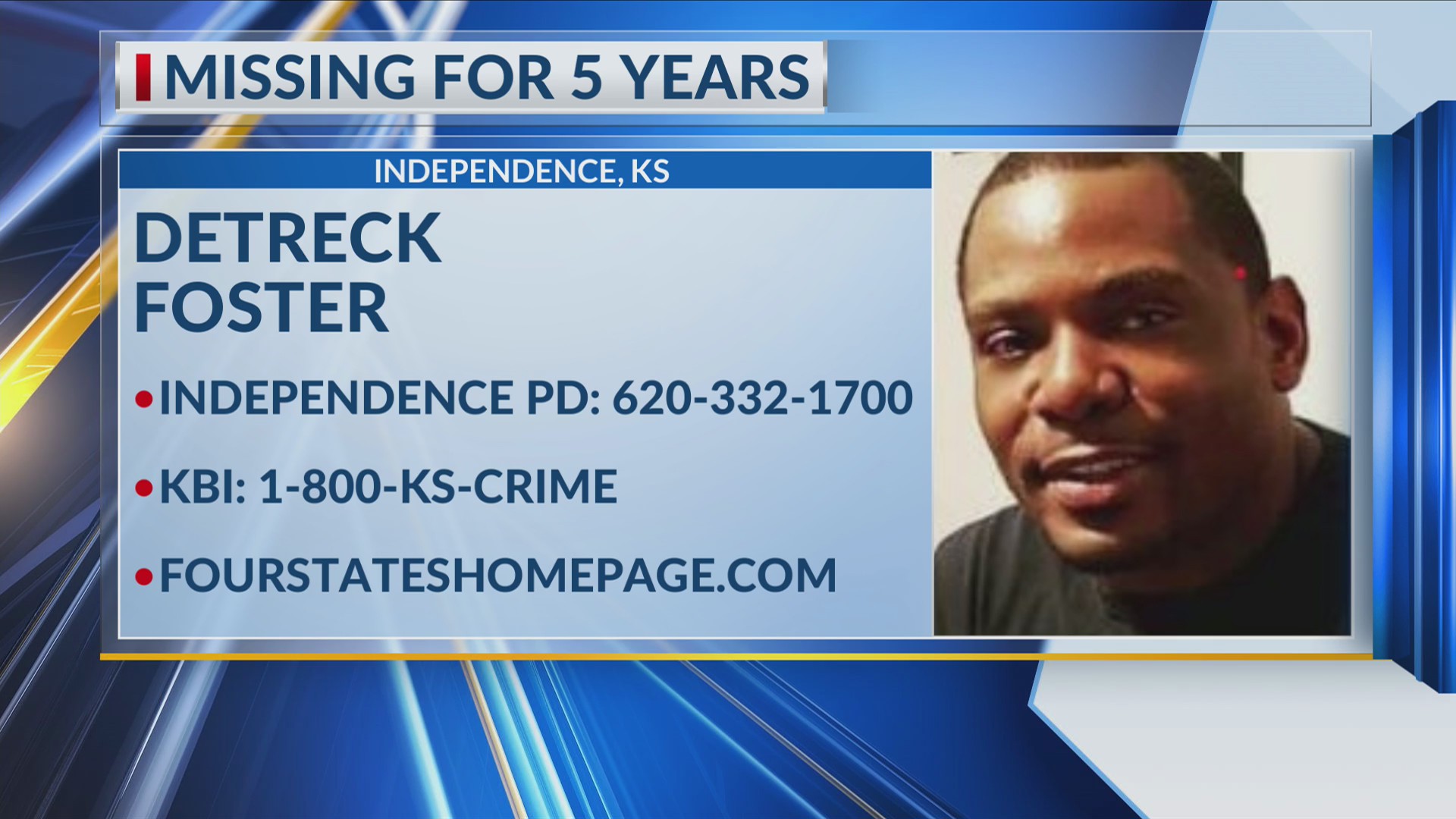 Five years later, the search continues for a missing Kansas man