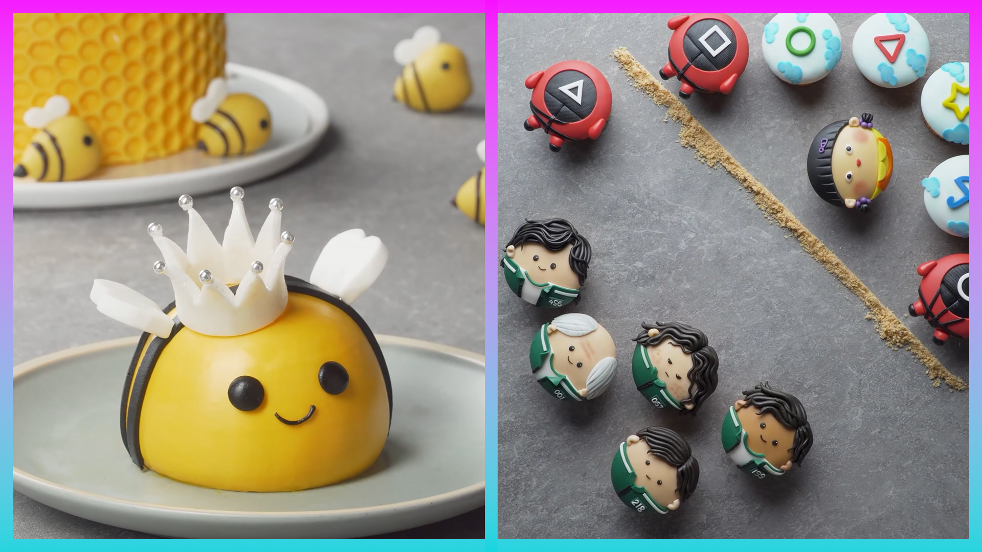 Bij & Squid Game Taartdecoratie 🐝🦑 | Leuke Taartvideo’s & Satisfying ...