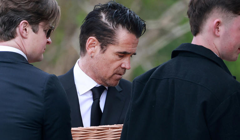 'You were a god to me growing up’ Colin Farrell says his final goodbye ...