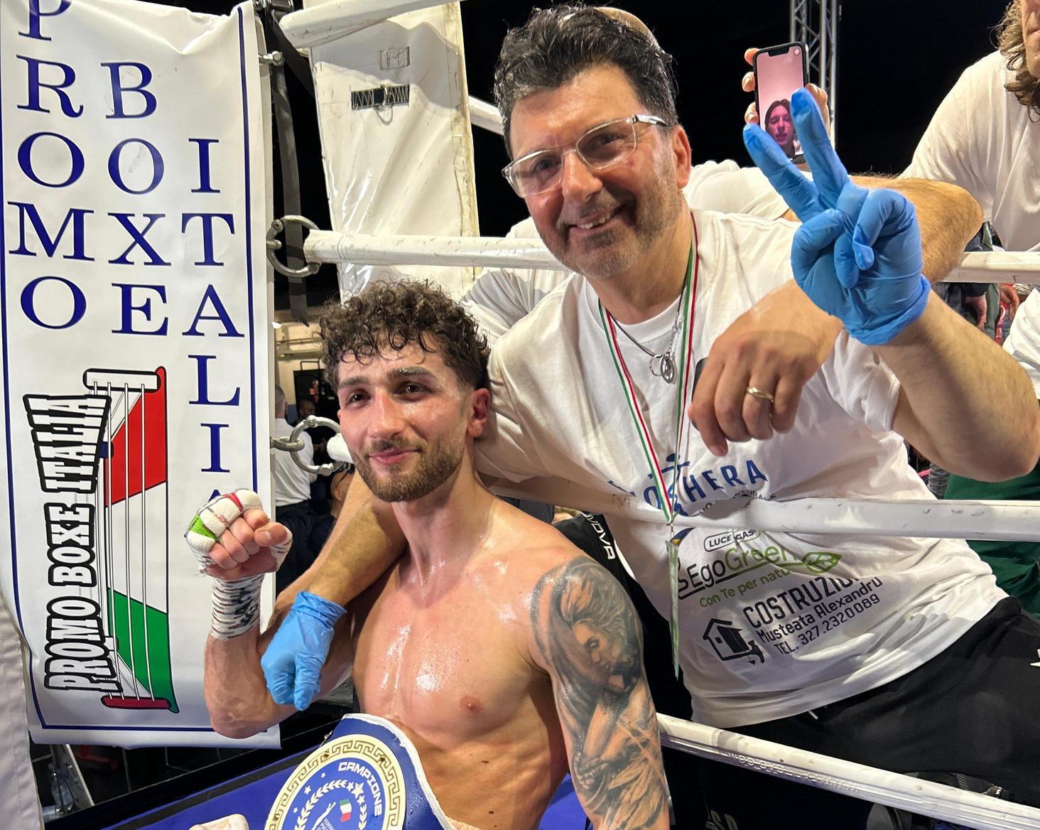 Antonio Licata conquista il titolo italiano dei pesi welter a Ferrara