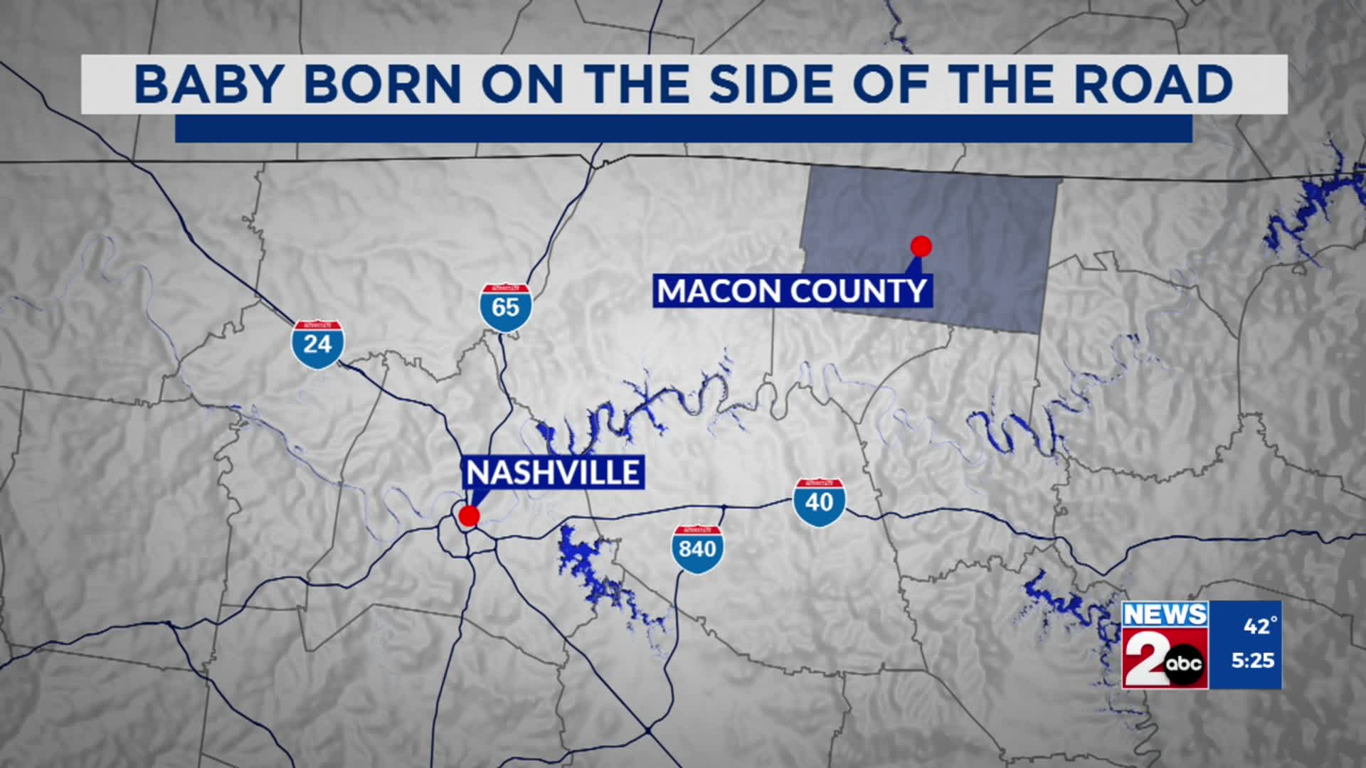 Macon County EMS deliver baby on side of road
