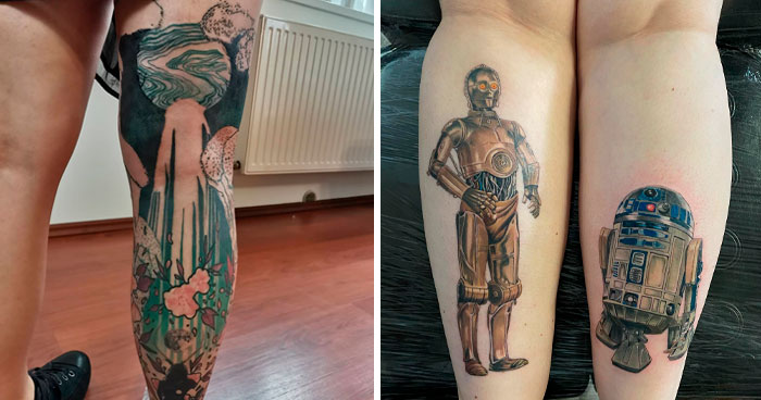 82 Awesome Lower Leg Tattoos We Found On The Internet