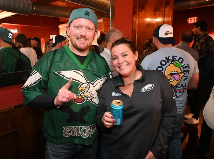 Brandon Graham celebrates Crooked Tea launch at Ladder 15