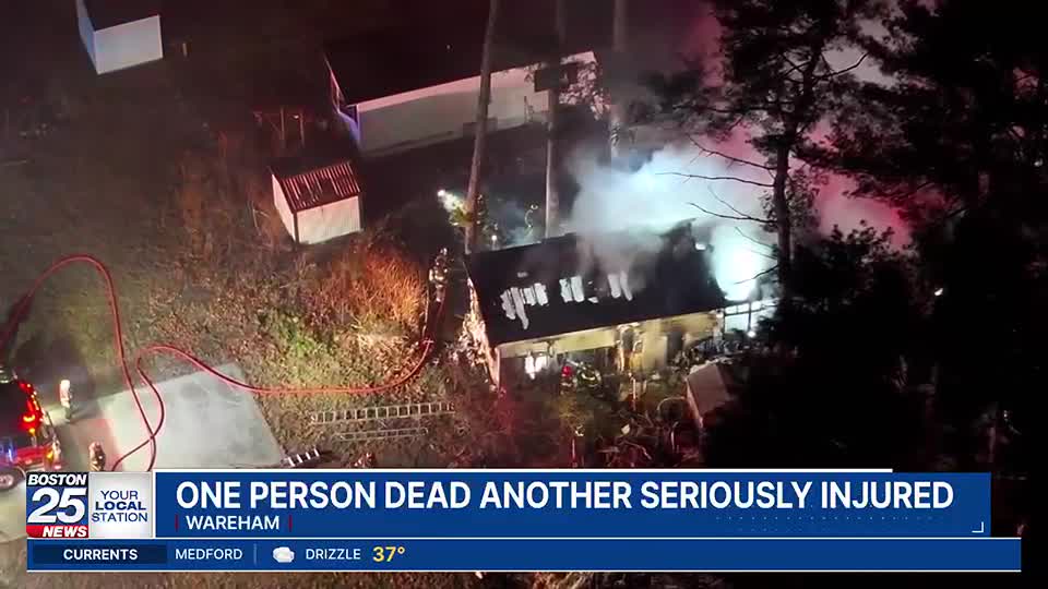 One dead, another seriously injured following house fire in Wareham