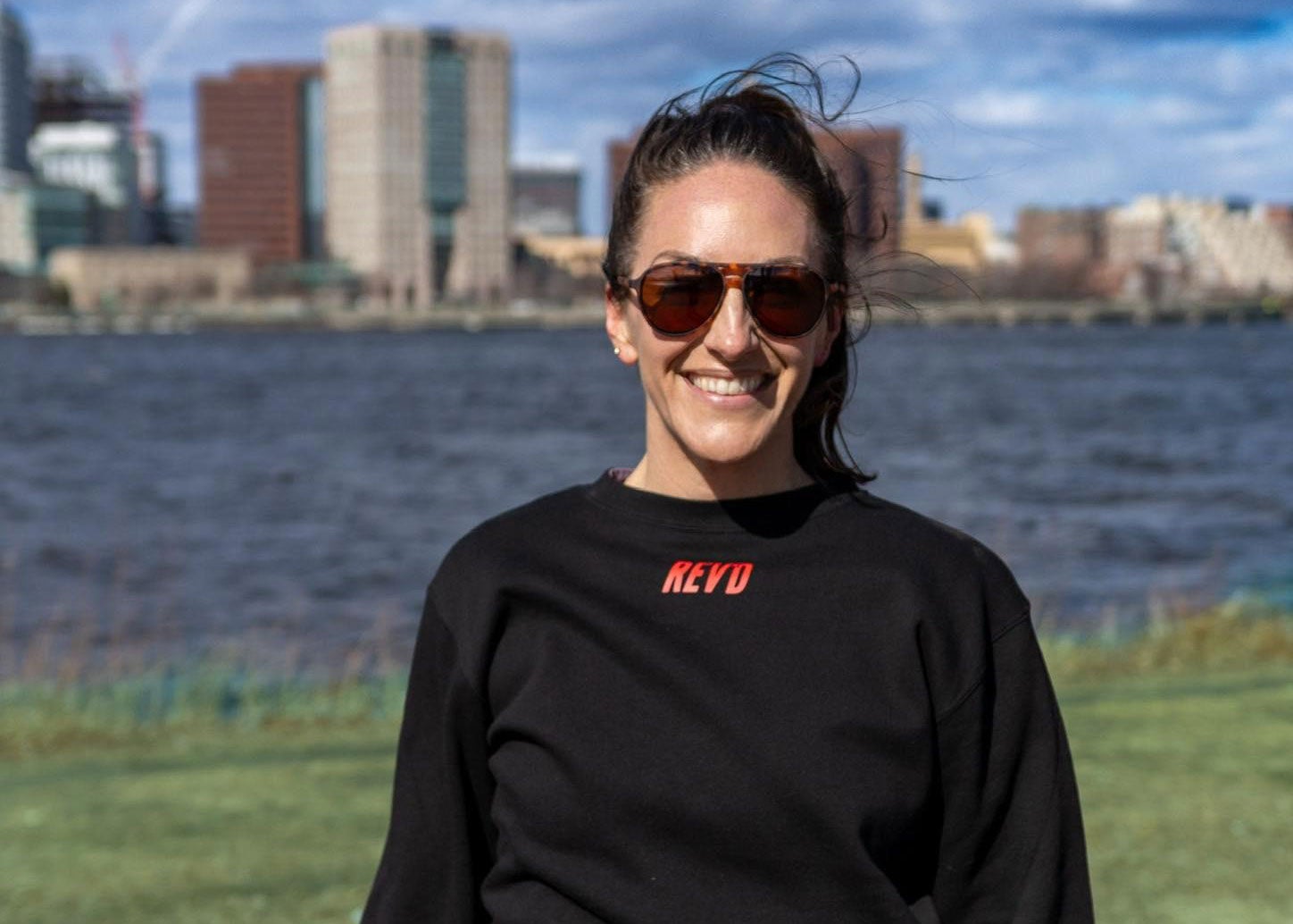 She’s running to support the Reggie Lewis Center and the Roxbury community