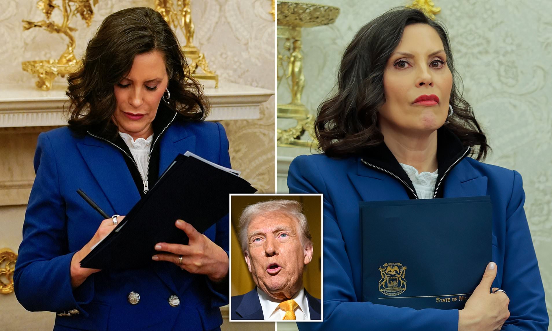 Michigan Dem. Gov. Gretchen Whitmer's trip to see Trump