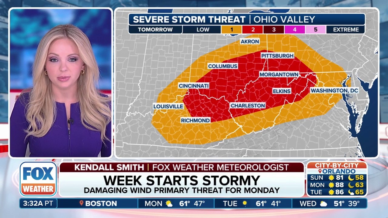 Easter week weather forecast includes severe weather threat