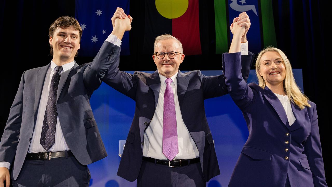 Albo’s son at first major election event