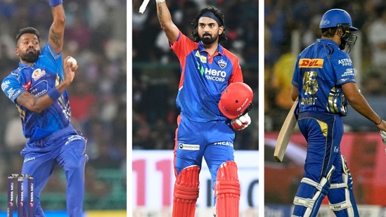 IPL 2025, DC vs MI Live Score: Rahul vs Pandya in middle overs, Rohit ...