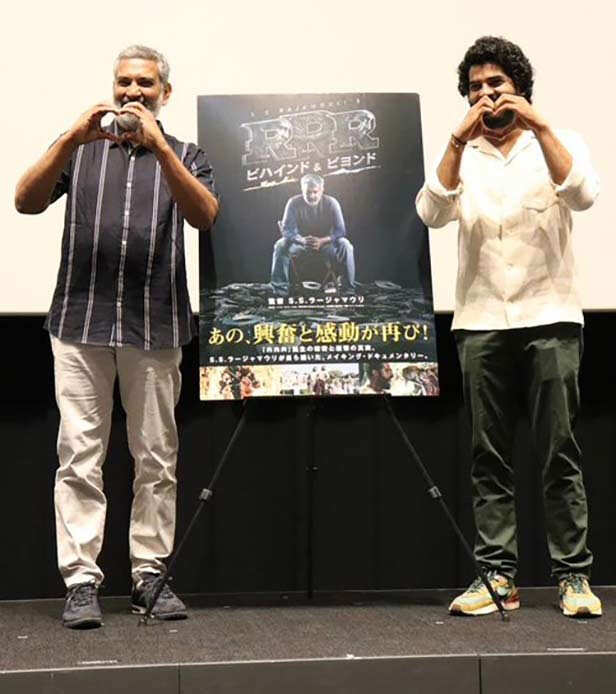 SS Rajamouli Is In Japan To Promote The Documentary RRR: Behind & Beyond