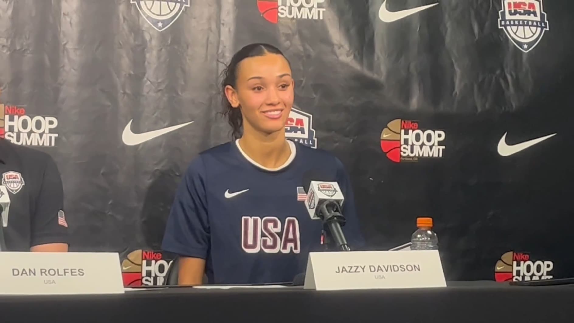 Jazzy Davidson shines on big Nike Hoop Summit women's basketball stage ...
