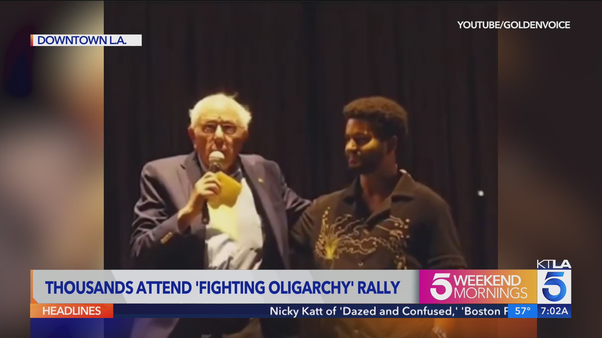 Bernie Sanders, AOC take SoCal on 'Fighting Oligarchy' tour