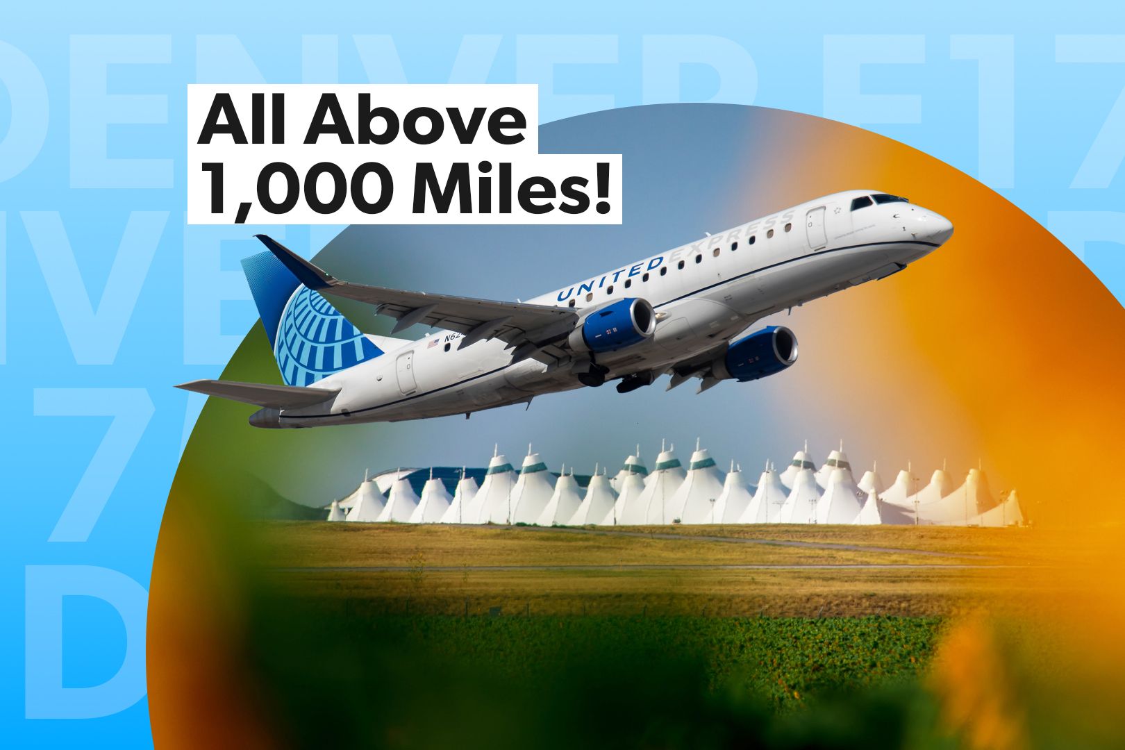 United Airlines' Longest Embraer E175 Routes From Denver