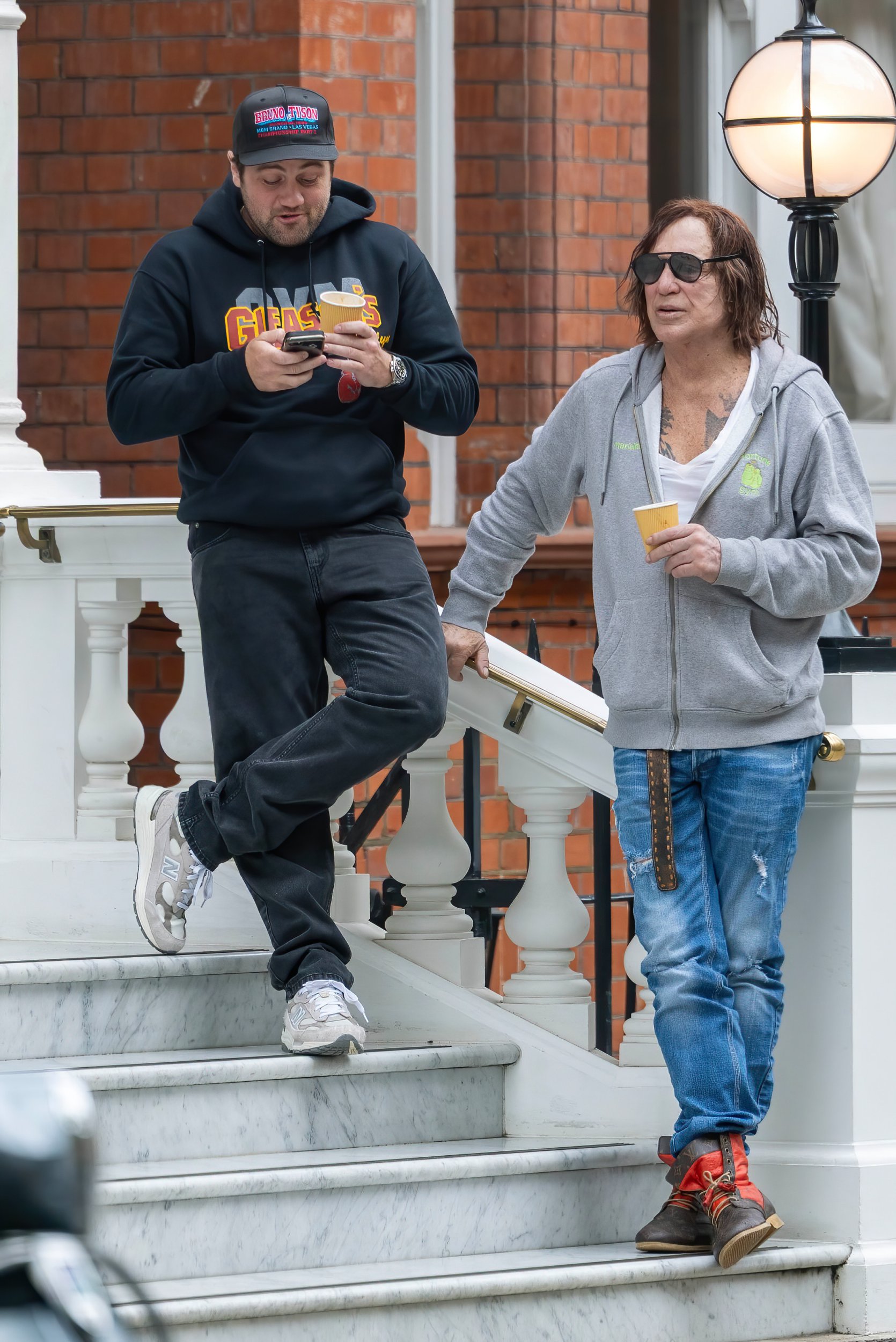 Mickey Rourke pictured for the first time since shock Celebrity Big ...