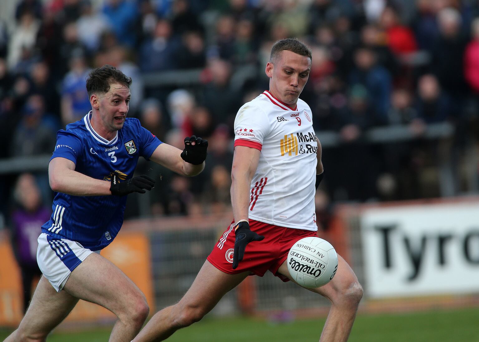 ‘I probably mishit it a bit, but I was thankful it was going into the ...