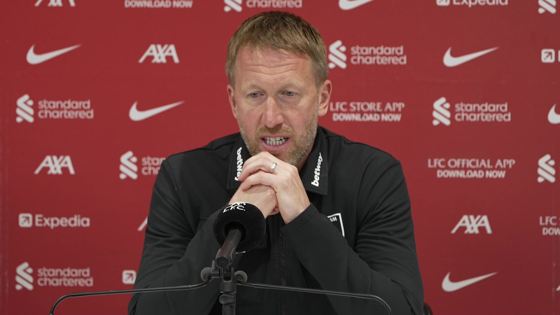 Potter defends West Ham progress since he arrived after Liverpool defeat