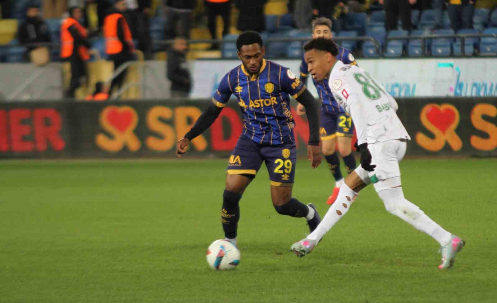 Trendyol 1. Lig: MKE Ankaragücü: 2 - Boluspor: 2