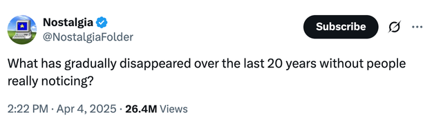 29 Things That Have Disappeared Gradually Over The Last 20 Years ...