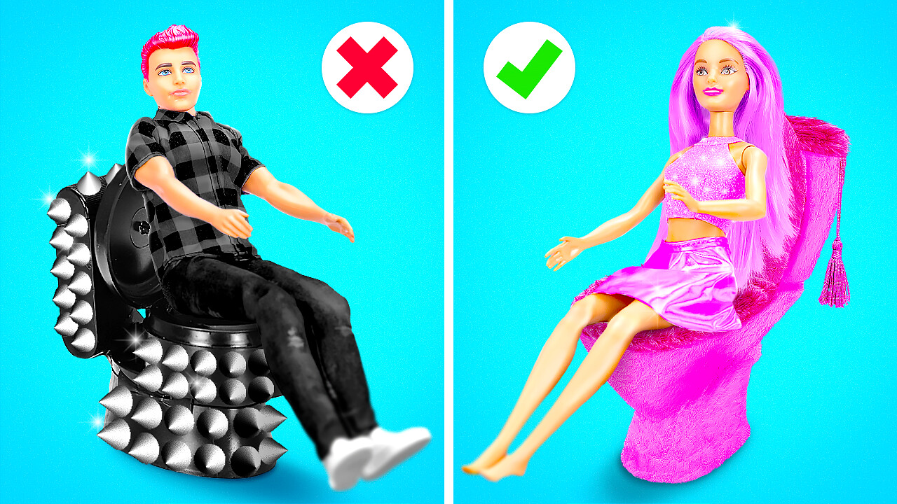 123go! Trends — Pink And Black Doll Room Makeover