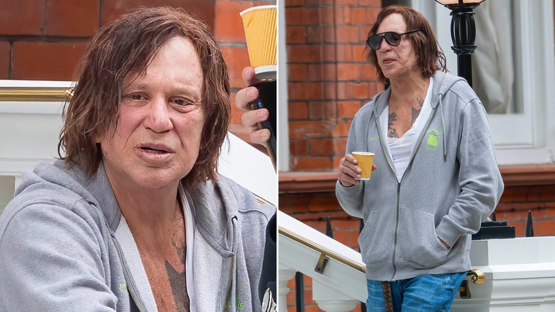 Mickey Rourke pictured for the first time since shock Celebrity Big ...