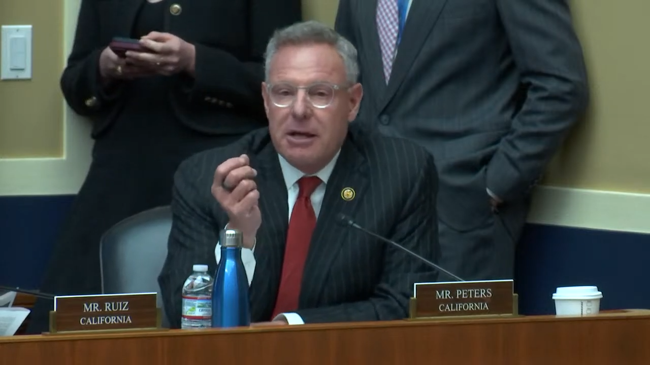 'You All Need To Step Up': Scott Peters Urges Republican Colleagues To ...