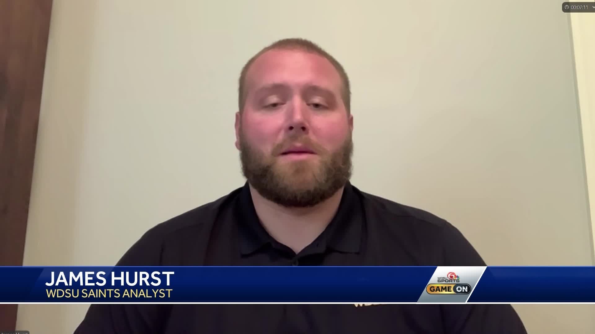 James Hurst talks Saints, Derek Carr situation