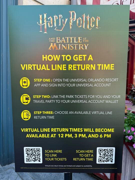 Virtual Line Details Revealed for Harry Potter and the Battle at the ...