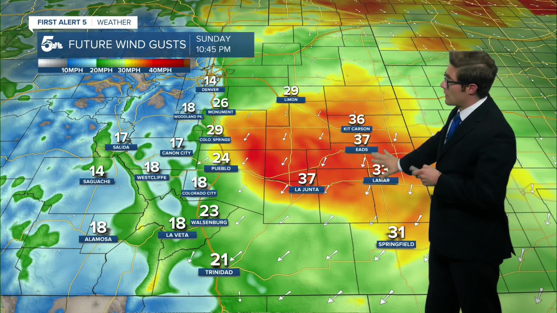 A cold front will bring clouds, spotty showers, and a seasonal cooldown ...