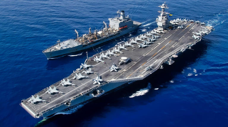 The US Navy will plug the USS Gerald R Ford into Naval Station Norfolk ...