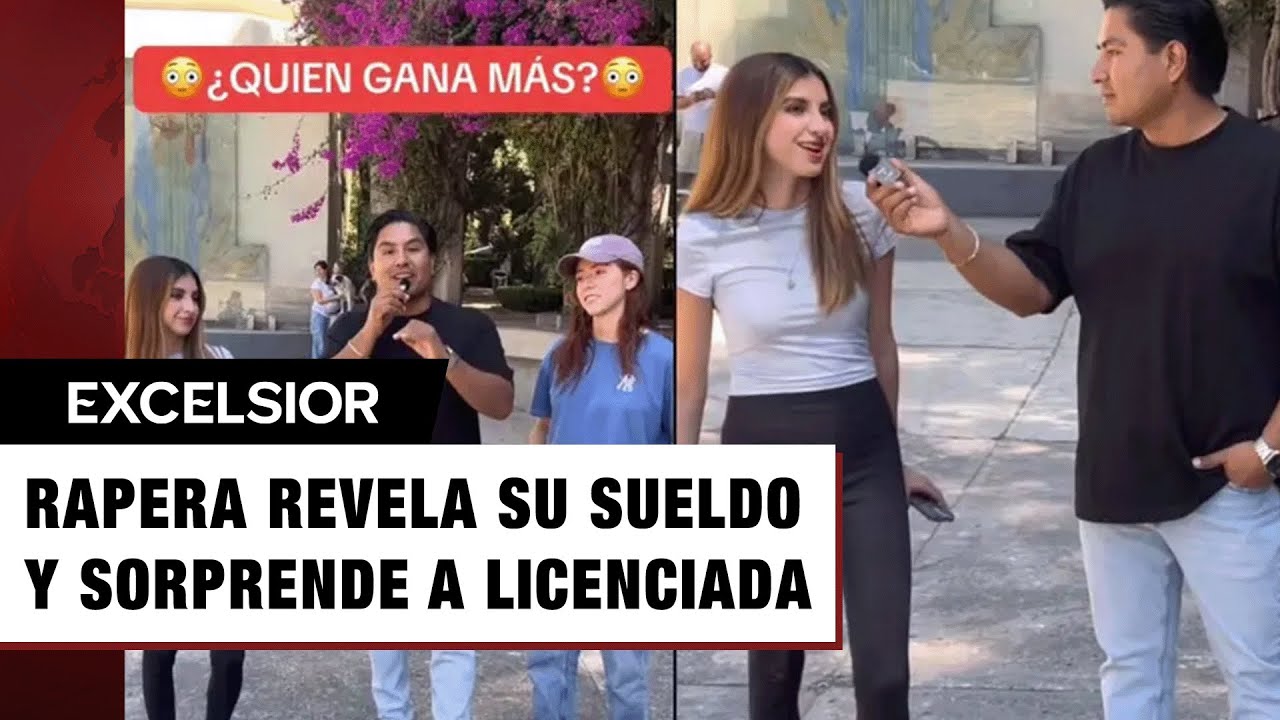 ¿Gana más una RAPERA que una licenciada? Estos son sus sueldos en México