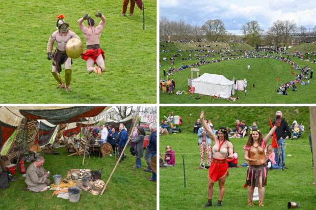 Gallery: Gladiators, finds and crafts: Hundreds turn out for second day ...