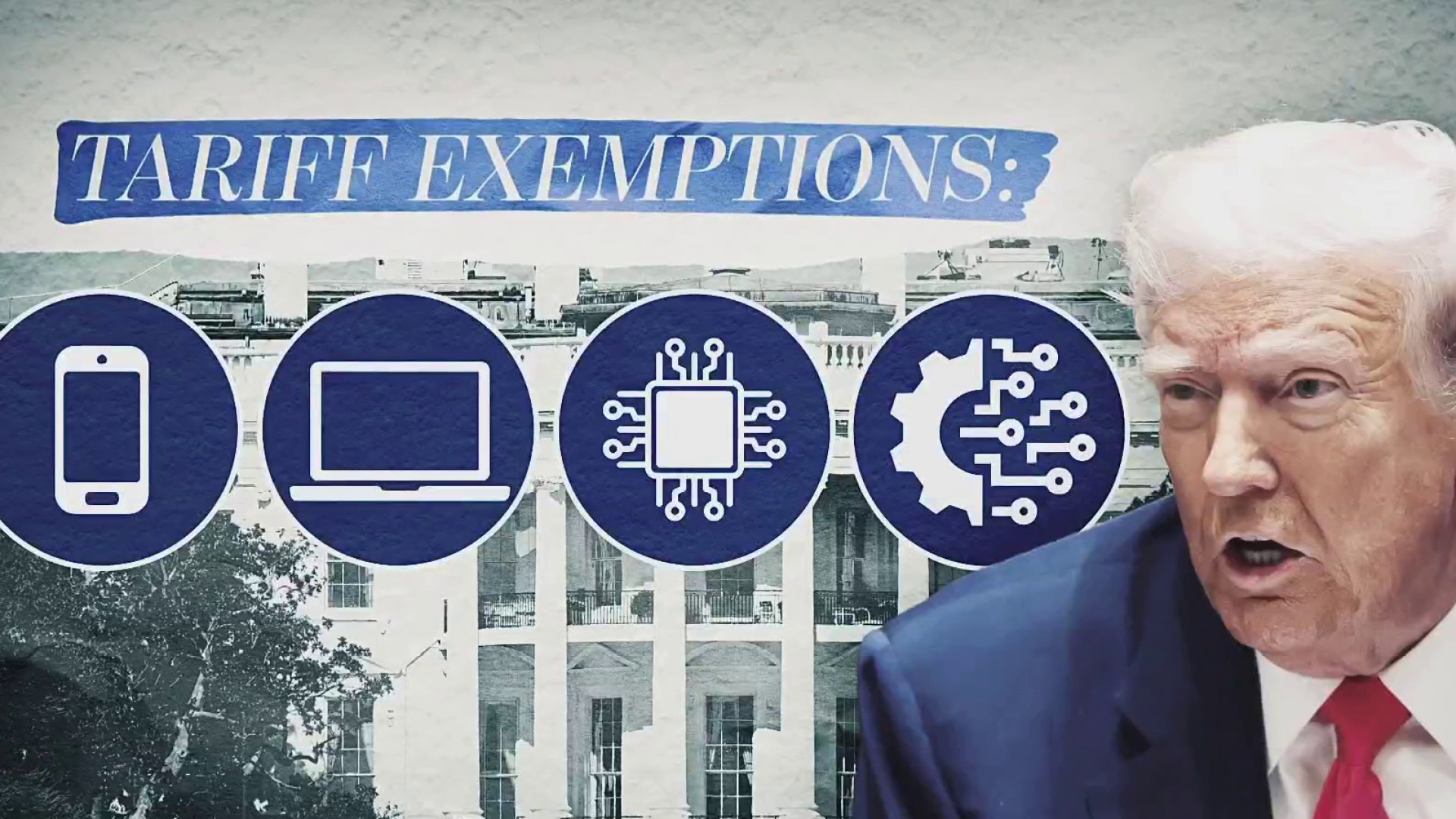 More tariff confusion after Trump officials say exemptions may be temporary