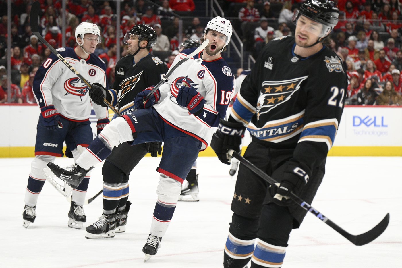 Les Blue Jackets défont les Capitals 4-1 et demeurent dans la course ...