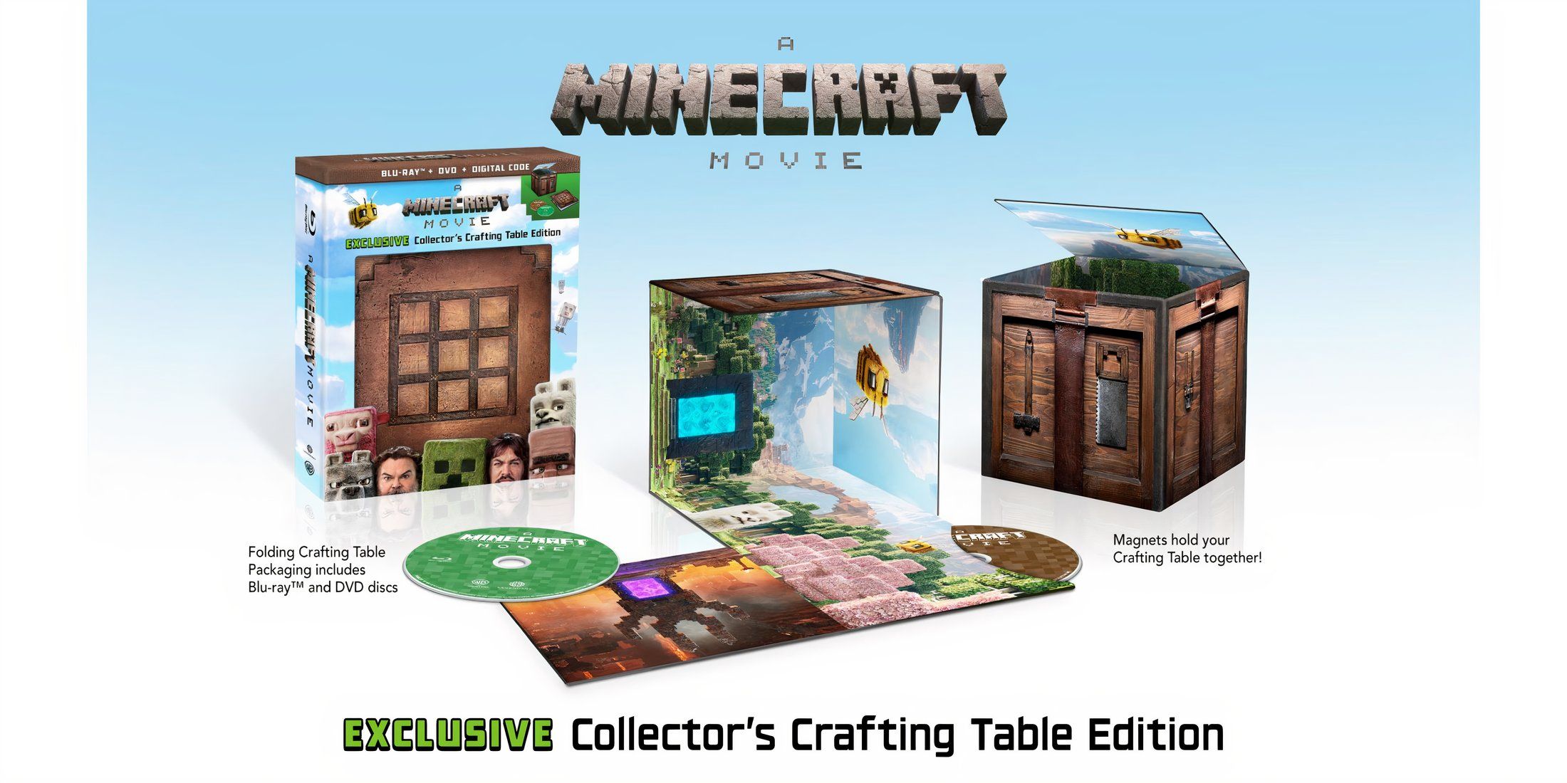 Minecraft Movie Crafting Edition Now Available For Blu-ray Preorder