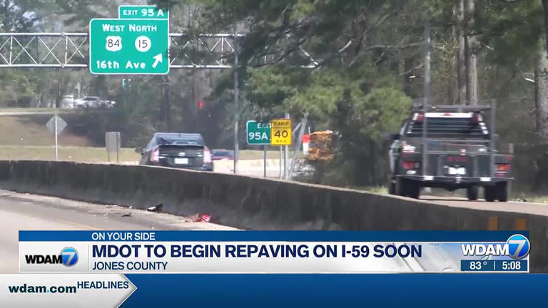 Work expected to crank up soon on Interstate 59 in Jones County