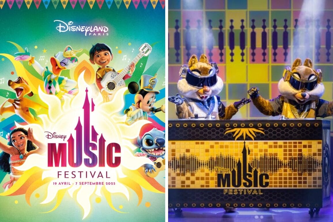 Disneyland Paris Previews Chip & Dale in New Music Festival Concert Outfits