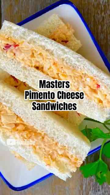 What I snack on while watching the Masters.