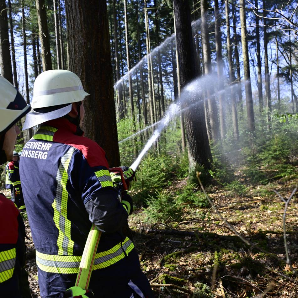Große Waldbrandübung für den Ernstfall