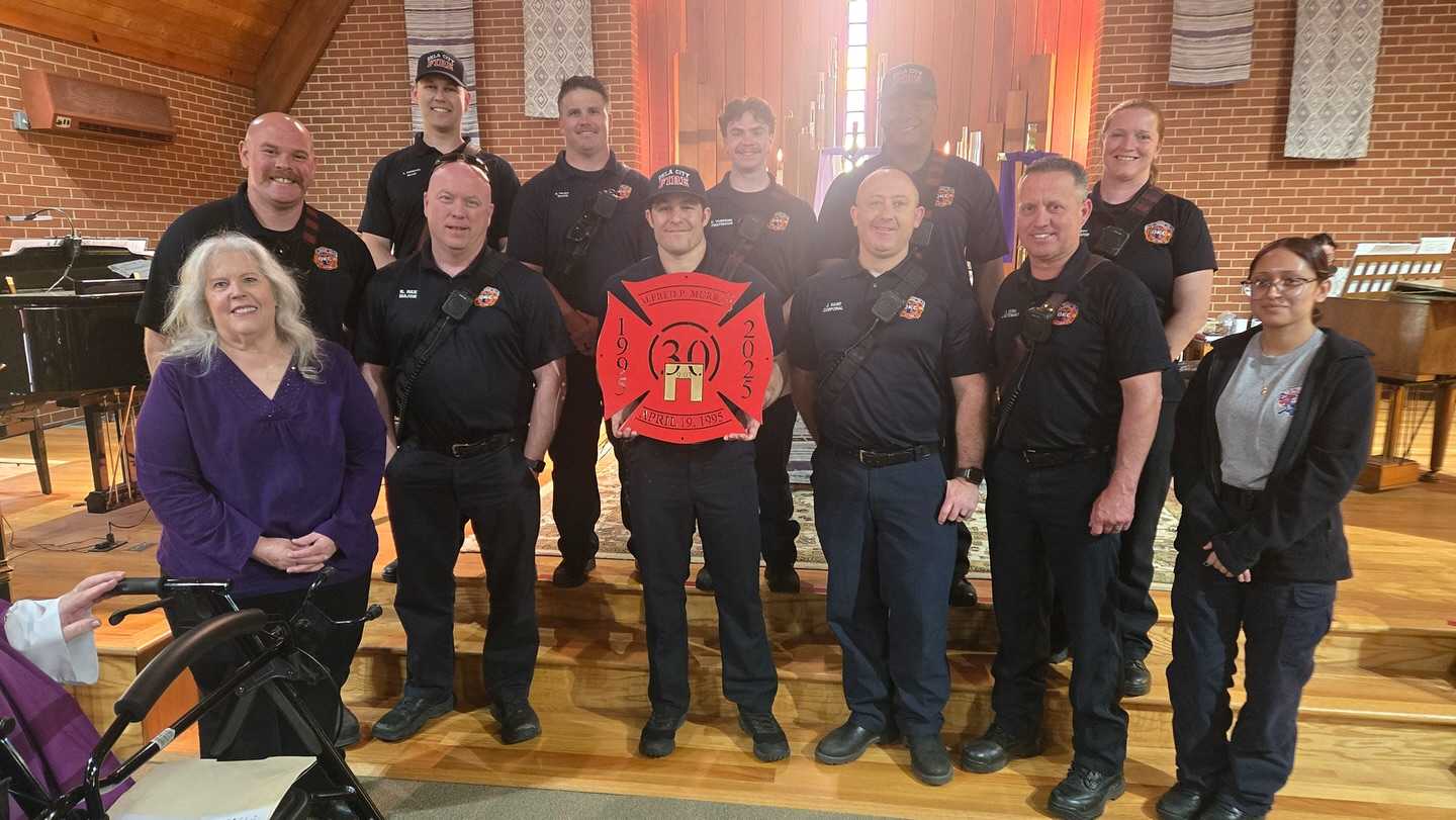 OKC firefighters honored at church ahead of Murrah bombing anniversary