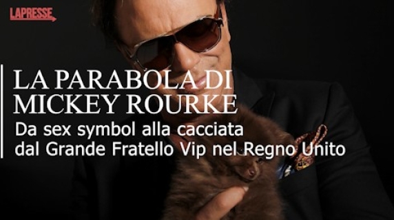 La parabola discendente di Mickey Rourke, da sex symbol ai ...