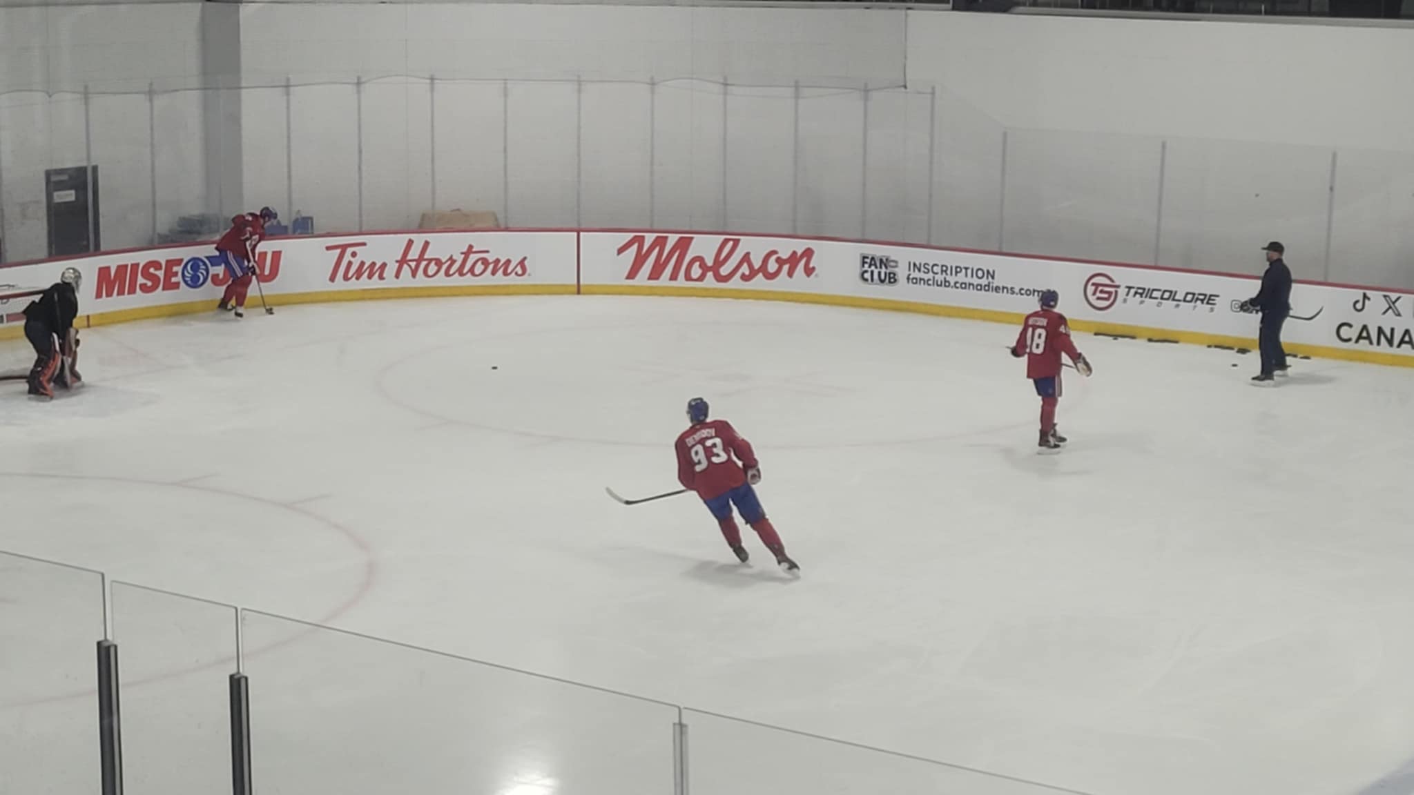 It’s (really) cool that Lane Hutson made the trip to practice with Ivan ...