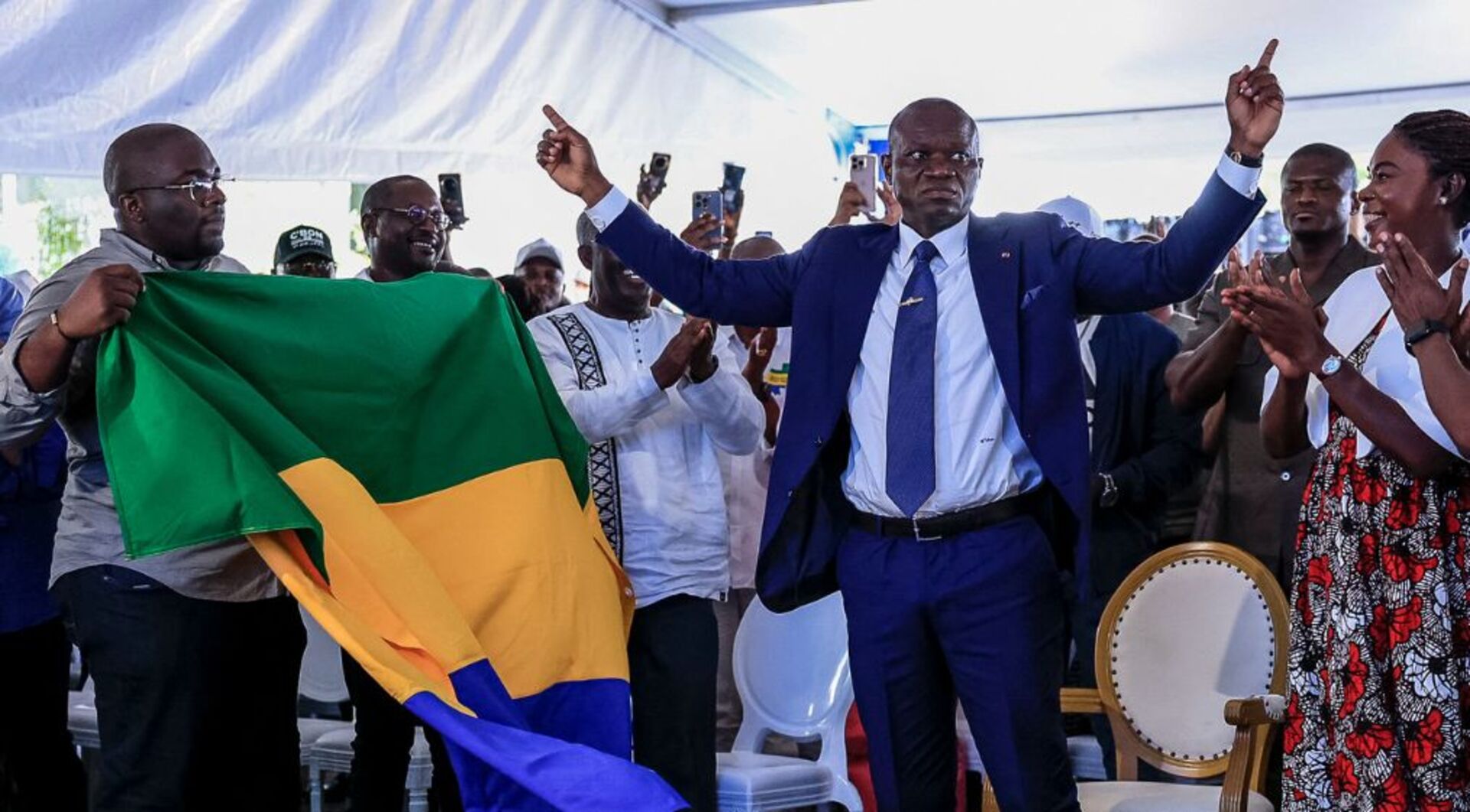 Gabon military leader Brice Oligui Nguema wins presidential election